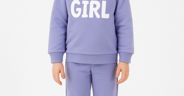 TRAX 48723 LILA girls' tracksuit set for girls 48723 LILA - MoutakisWorld.com